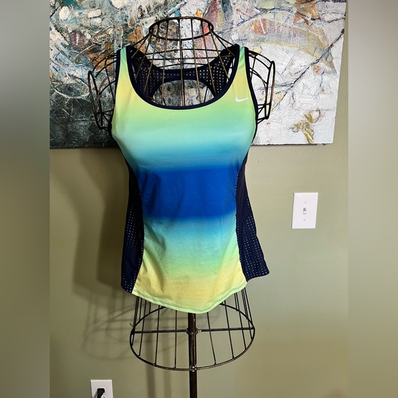 Nike | Tops | Nike Spectrum Keyhole Tank Top | Poshmark